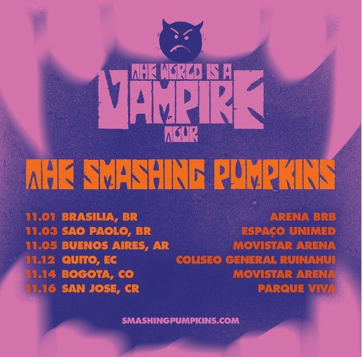 The Smashing Pumpkins anuncia duas apresentações da turnê “The World Is ...