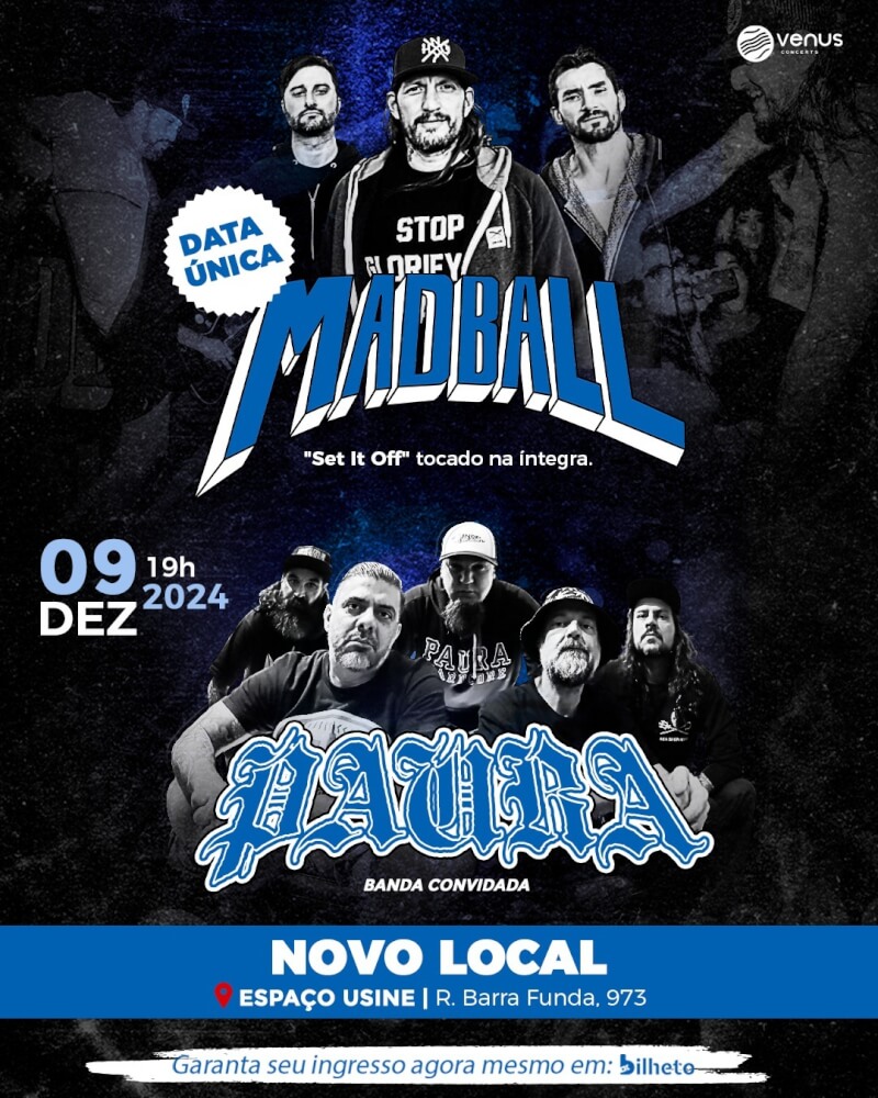 Show do Madball em São Paulo (9/12) volta para o Espaço Usine ...