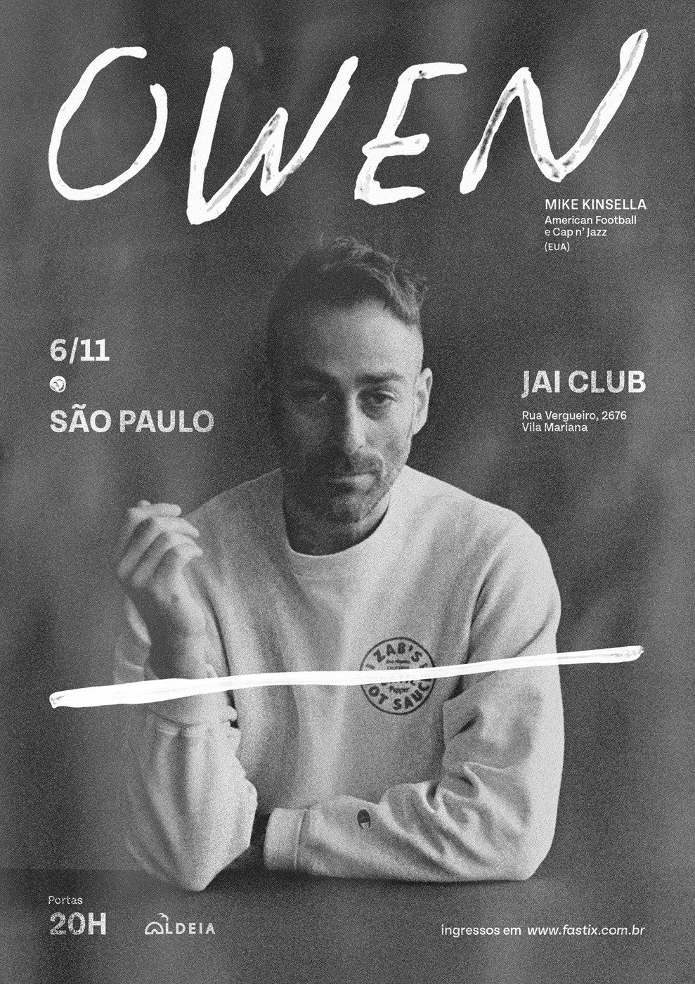 Owen, músico fundador do Cap’n Jazz, faz show solo em São Paulo dia 6 ...